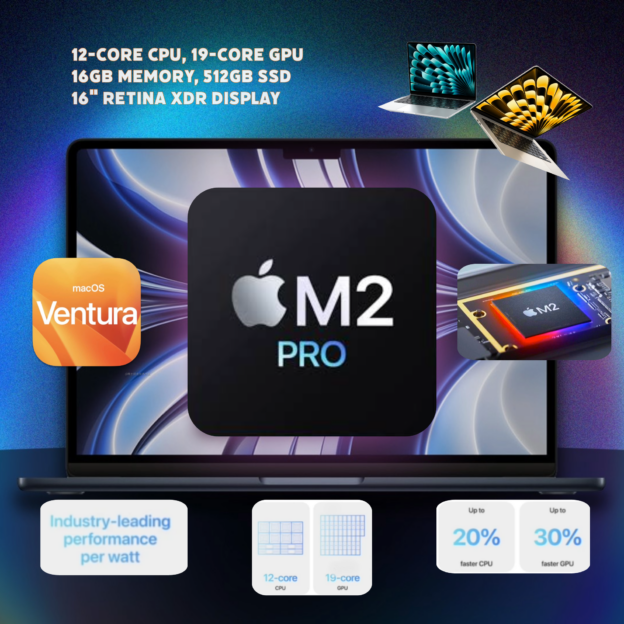 Apple M2 Pro MacBook Pro, 12-core CPU - OneStop AV - Computer ...
